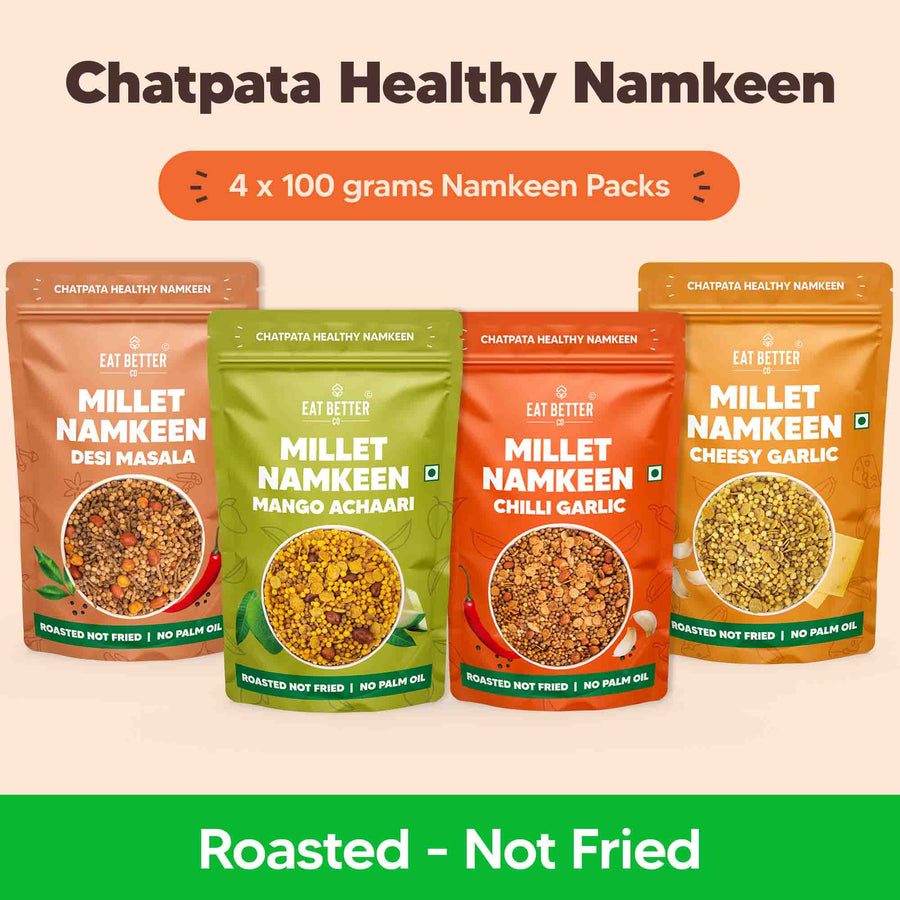 Crispy Millet Mixture - Mast Masala - Healthy Namkeen - Healthy Snack ...