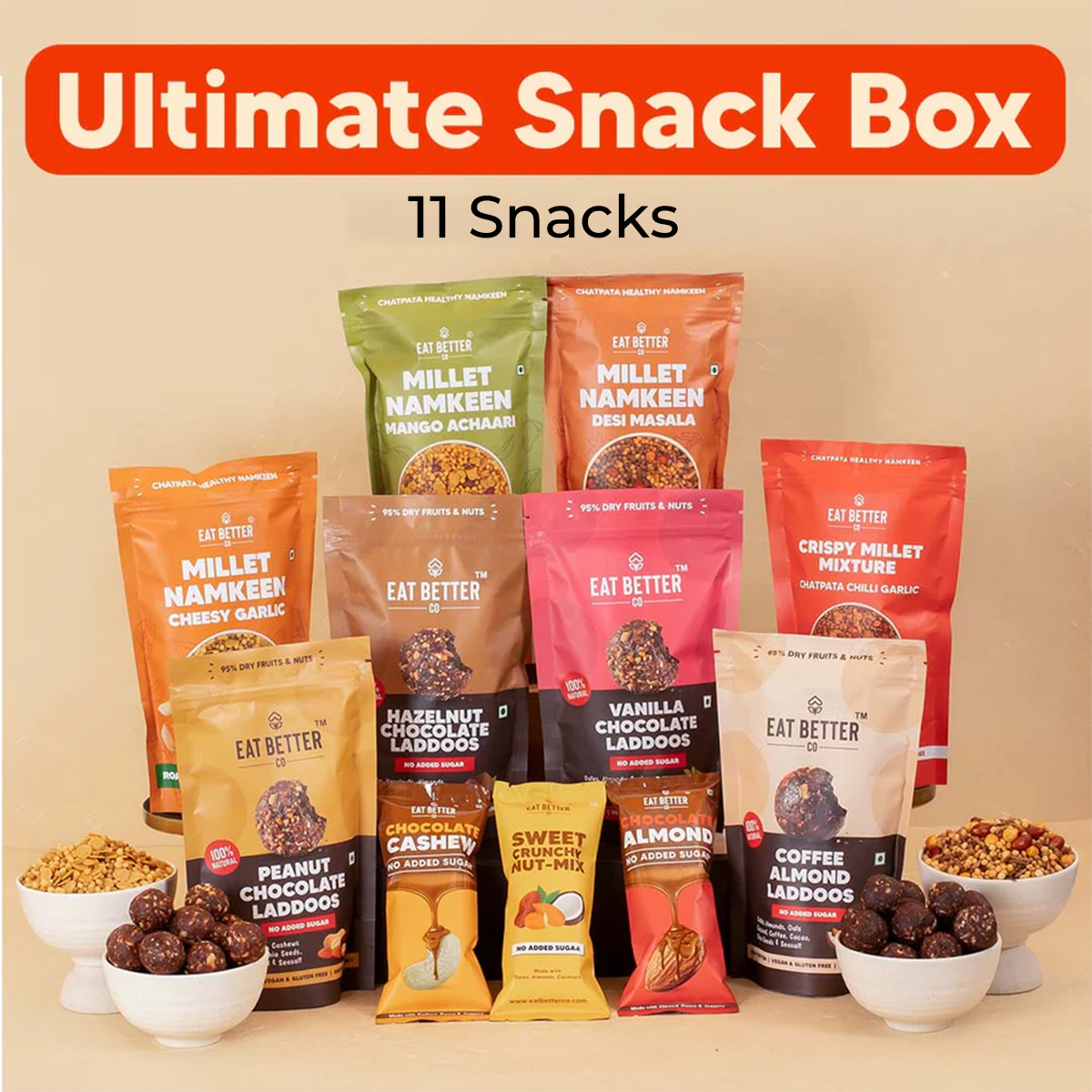 Ultimate Snack Box - Pack of 11 Snacks – Eat Better Co