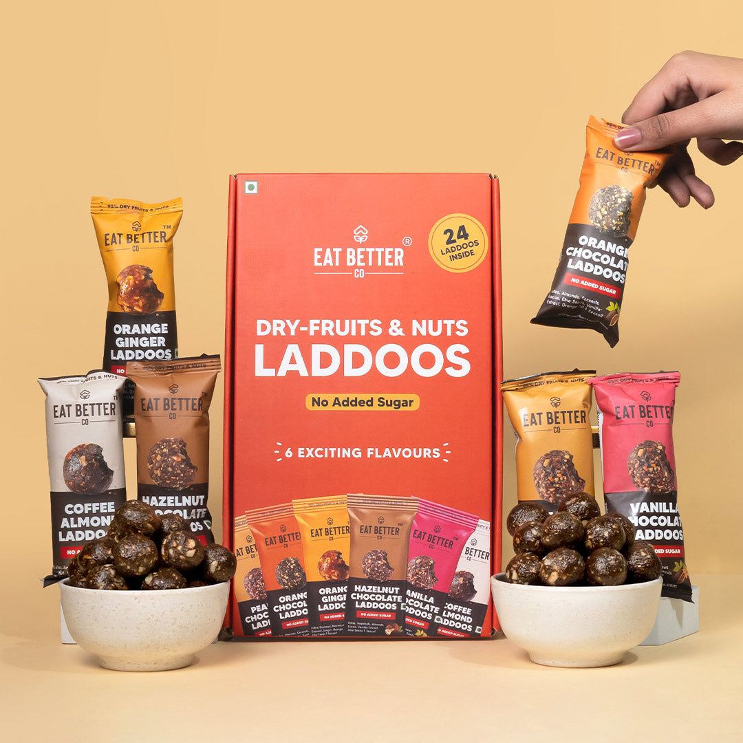 Assorted Laddoo Box - 24 Laddoos in 6 Different Flavors – Eat Better Co