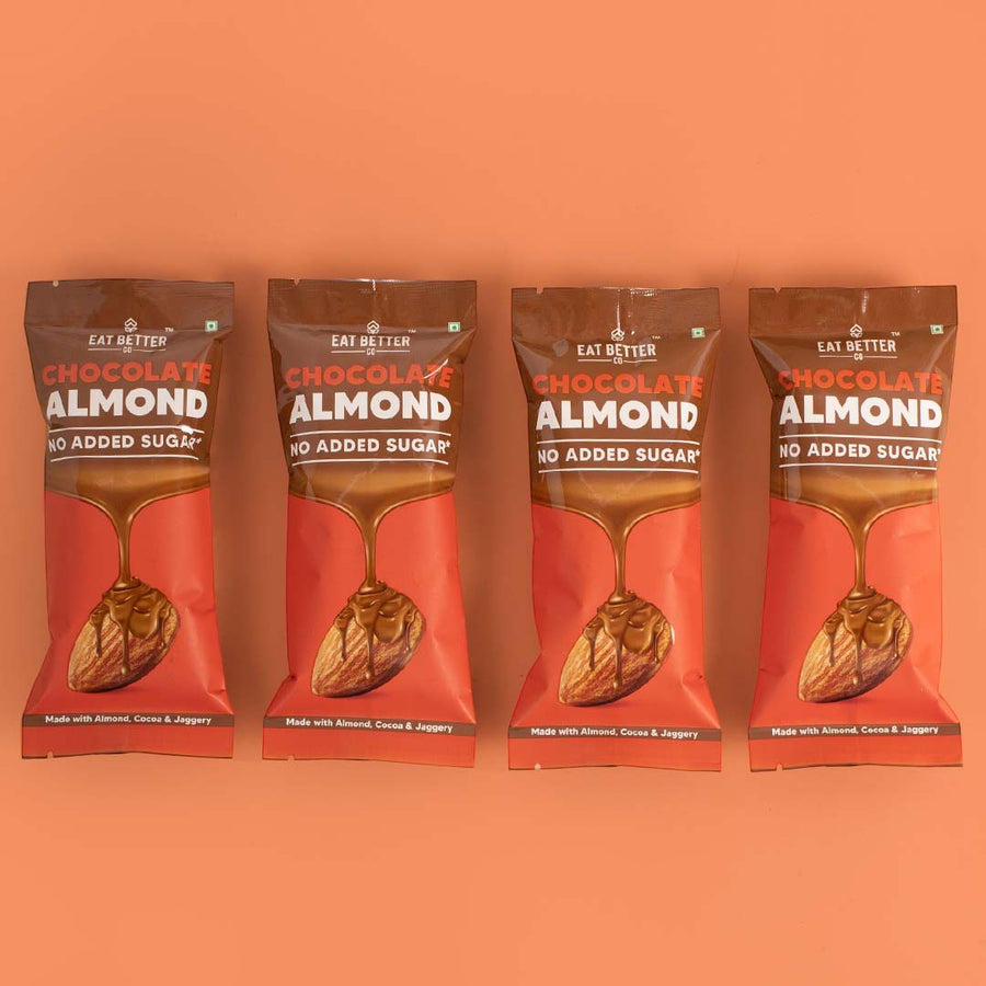 Chocolate Coated Almonds - Pack of 4 - 160 grams – Eat Better Co