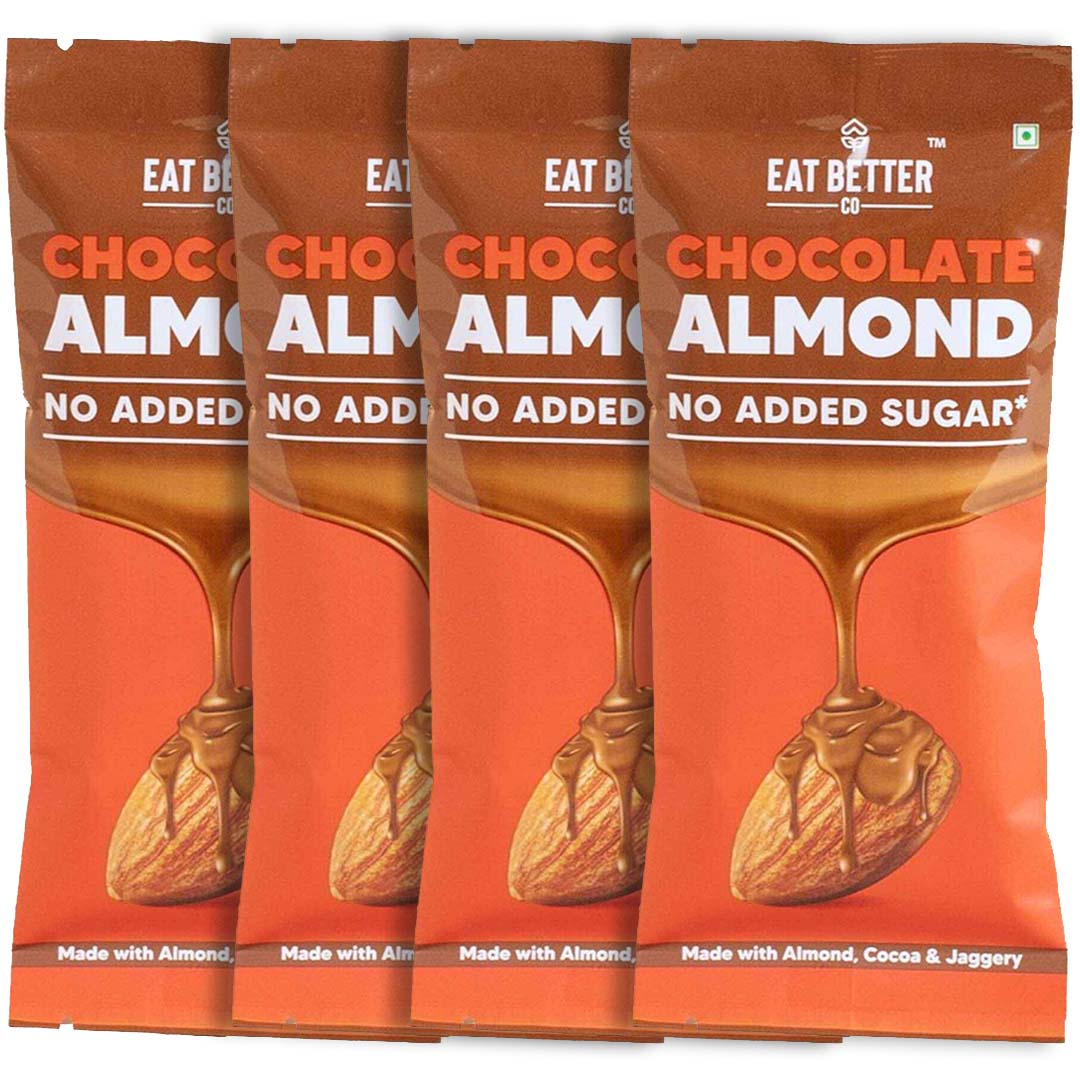 Chocolate Coated Almonds - No Added Sugar - Healthy Chocolate Replacem ...