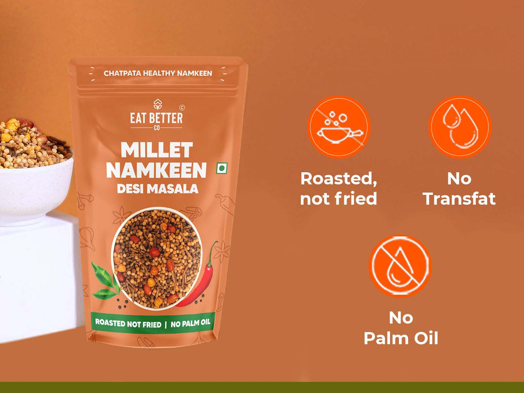 Crispy Millet Mixture - Mast Masala - Healthy Namkeen - Healthy Snack ...