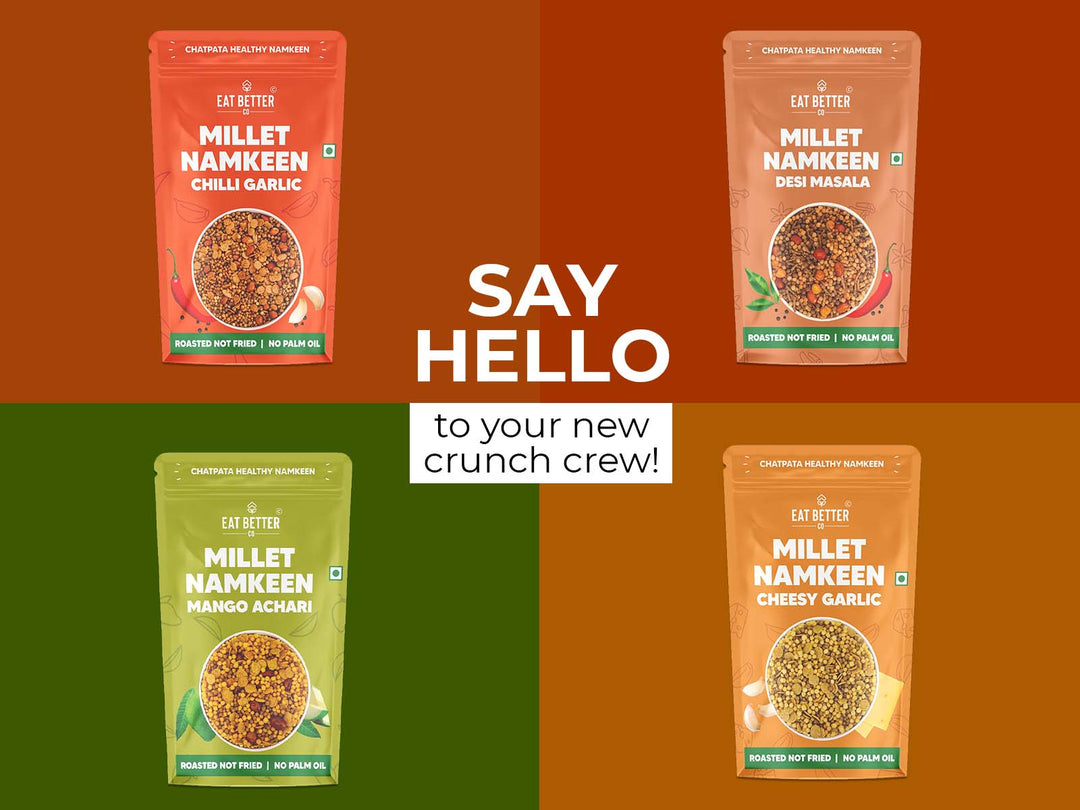 Crispy Millet Mixture - Mast Masala - Healthy Namkeen - Healthy Snack ...