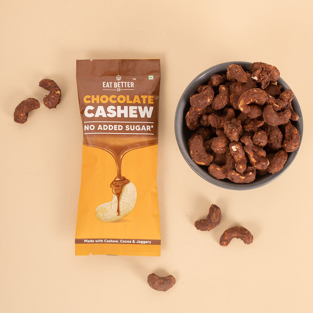 Chocolate Coated Cashews - Pack of 4 - 160 grams – Eat Better Co