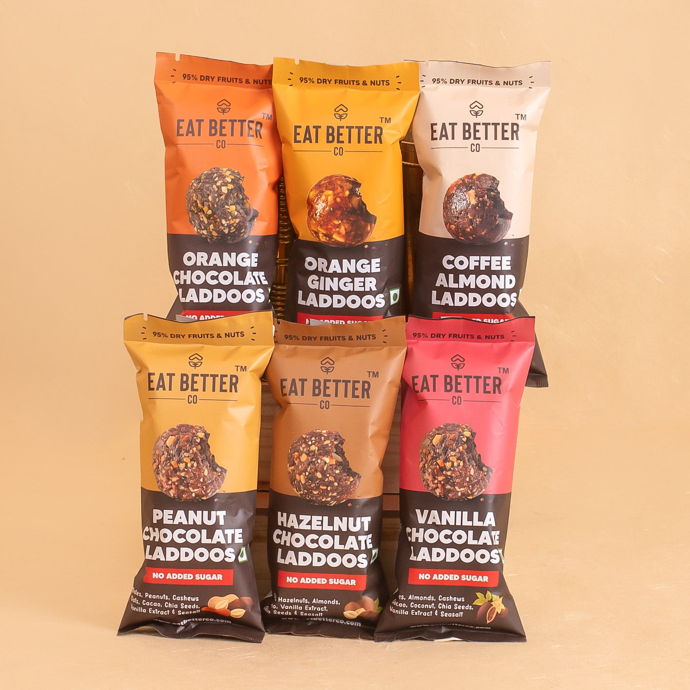 Assorted Laddoo Box - 24 Laddoos in 6 Different Flavors – Eat Better Co