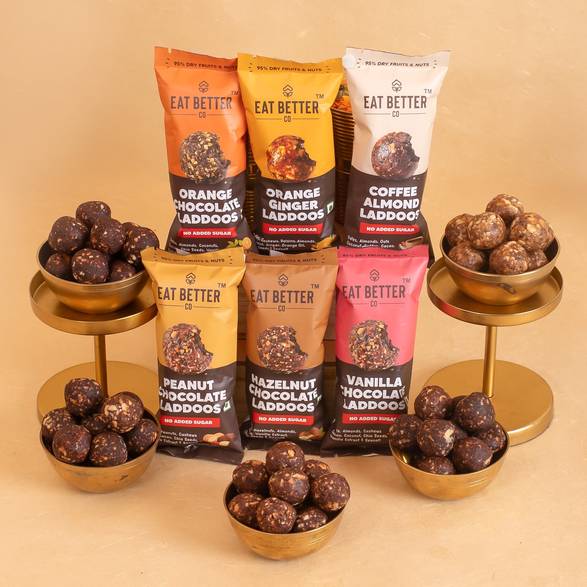 Assorted Laddoo Box - 24 Laddoos in 6 Different Flavors – Eat Better Co