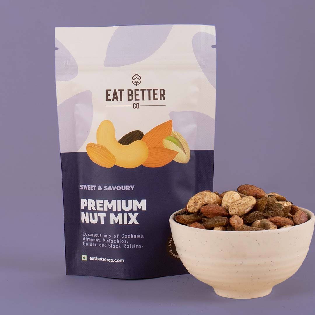 Premium Nut Mix - Jumbo Nuts & Raisins - Roasted & Spiced – Eat Better Co